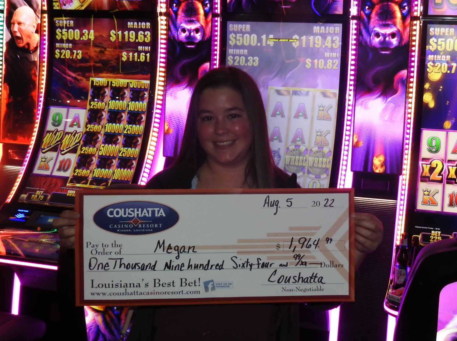 Past Winners - August, 2022 - Page 8 - Coushatta Casino Resort
